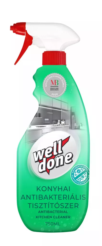Well Done Konyhai fertőtlenítő hatású tisztítószer szórófeje